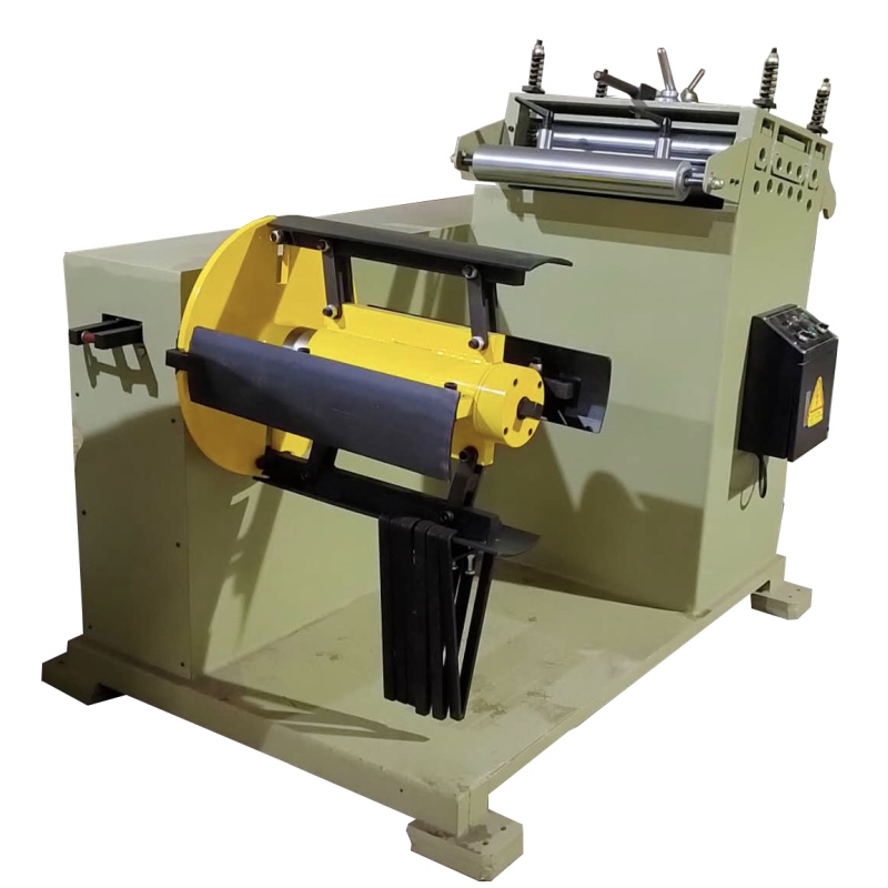 500mm Width Sheet Strip Leveling Uncoiling Machine from China ...