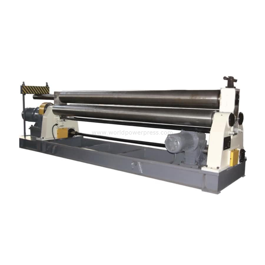W11-8x4000 mechanical 3-roller sheet rolling machine- WORLD MACHINERY