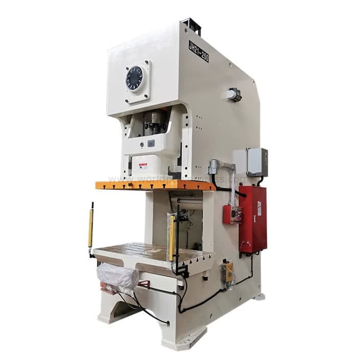 C Type Crank Press Machine for Stamping Parts Production- WORLD MACHINERY