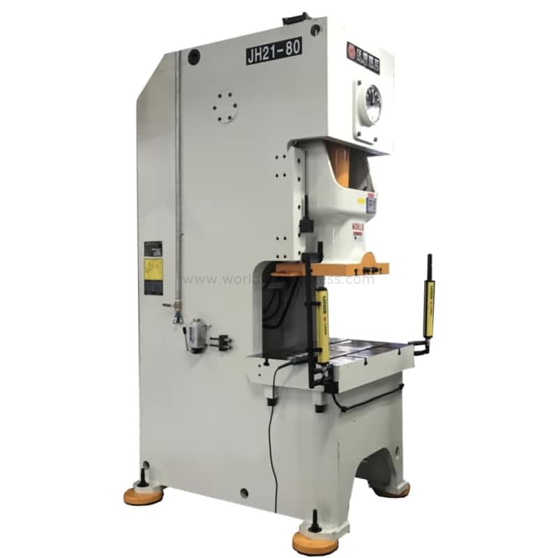 80 Ton Mechanical Gap Frame Press Machine- WORLD MACHINERY