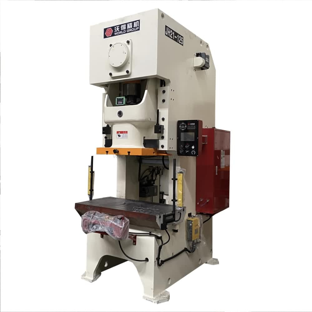JH21-125 C Frame Power Press for Metal Parts Stamping- WORLD MACHINERY